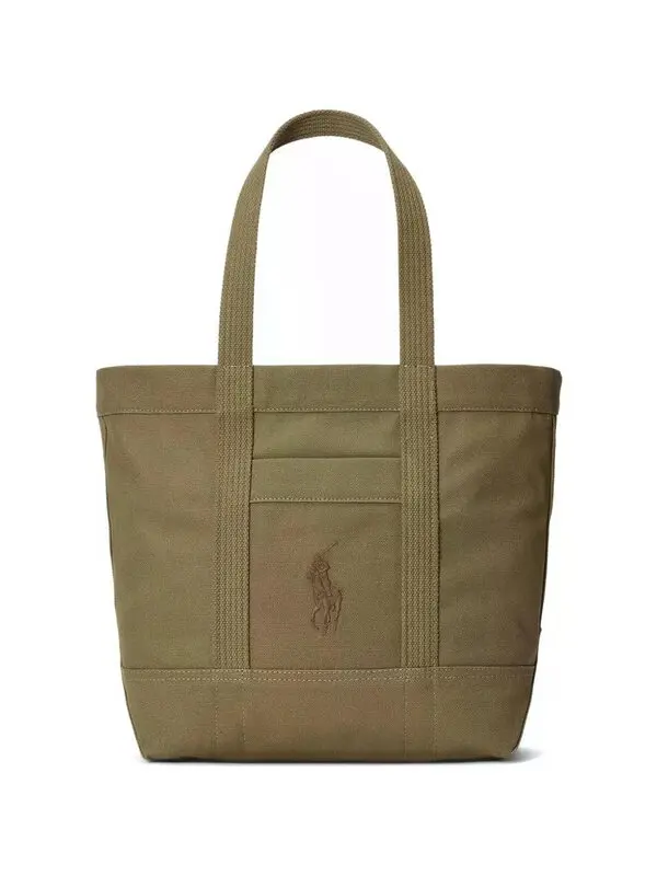 Polo Ralph Lauren Logo Appliqué Tote Bag - Green