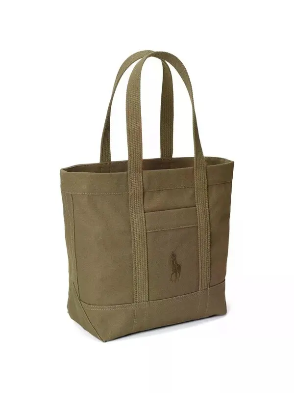 Polo Ralph Lauren Logo Appliqué Tote Bag - Green