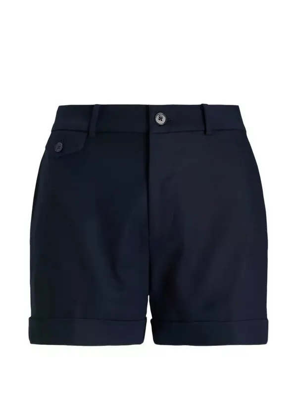 Polo Ralph Lauren Buttoned Cuffed Shorts - Blue
