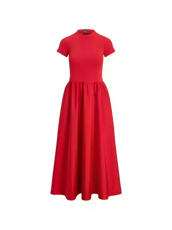 Polo Ralph Lauren Short-sleeve Midi Dress - Red
