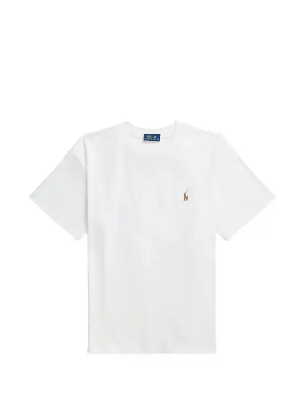 Polo Ralph Lauren Logo-embroidered T-shirt - White