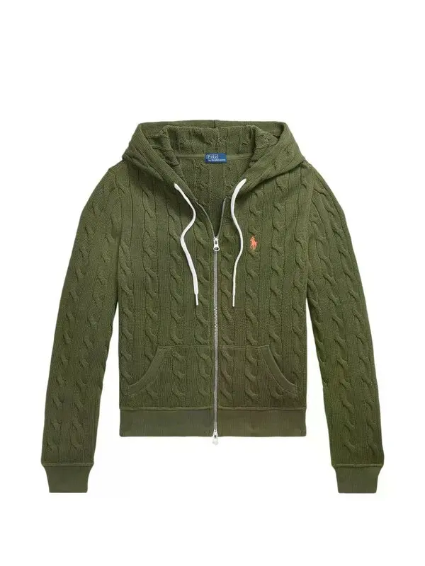 Polo Ralph Lauren Cable-knit Hoodie - Green