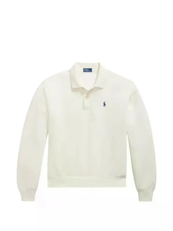 Polo Ralph Lauren Logo-embroidered Polo Sweatshirt - White