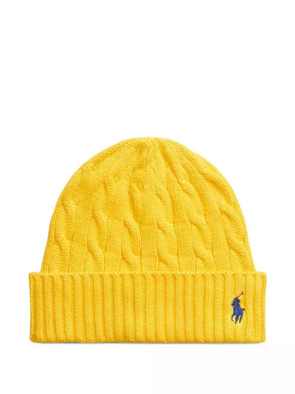 Polo Ralph Lauren Cable-knit Beanie - Yellow