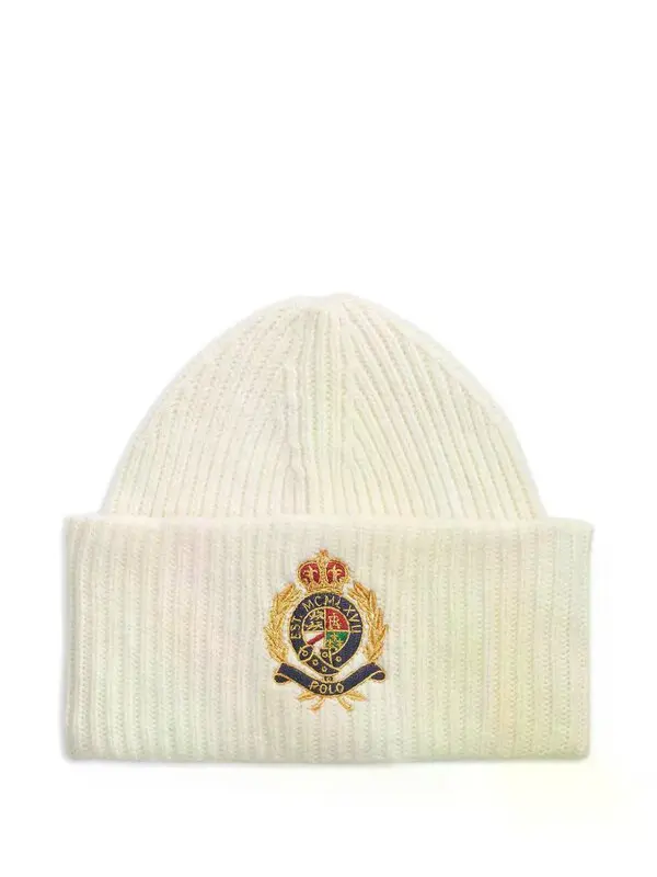 Polo Ralph Lauren Ribbed Beanie - Neutrals