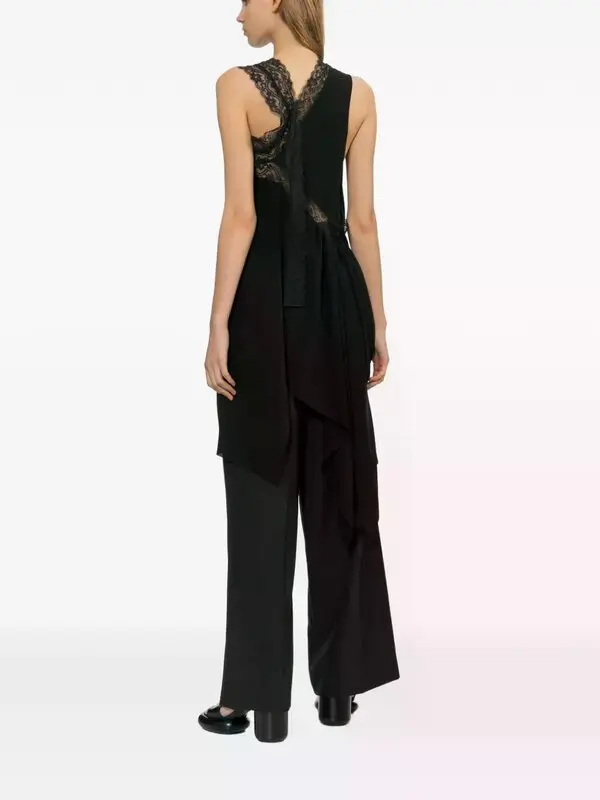 Junya Watanabe Asymmetric Draped Gathered Midi Dress