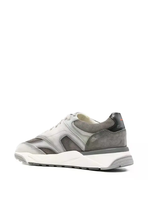 Santoni Innova Perforated Sneakers - Grey