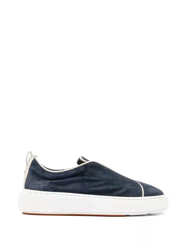 Santoni Victory Slip-on Sneakers - Blue