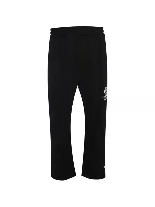 FAMILY FIRST Graphic Track Pants - Black