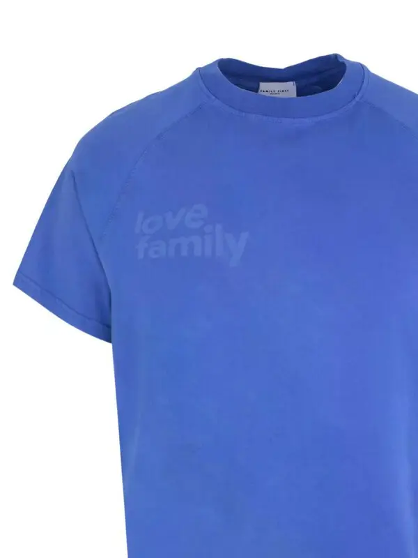 FAMILY FIRST Raglan-sleeve T-shirt - Blue