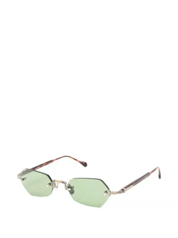 Matsuda Geometric Rimless Sunglasses