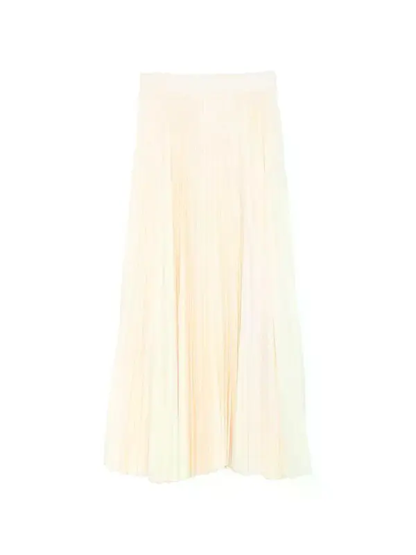 Eleventy Midi Pleated Skirt - Yellow