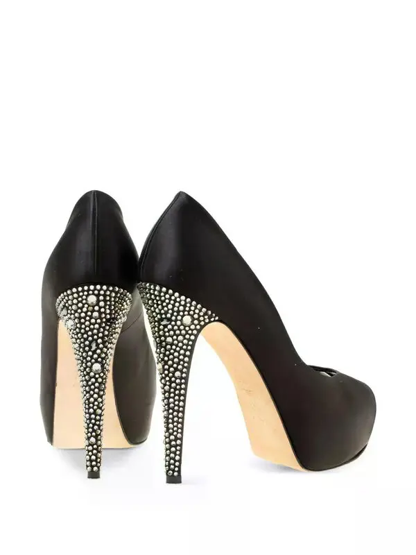 GINA 125mm Crystal-embellished Pumps