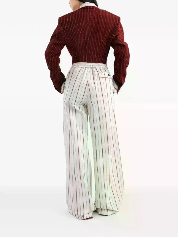 Dolce & Gabbana Striped Buttoned Shirt - White