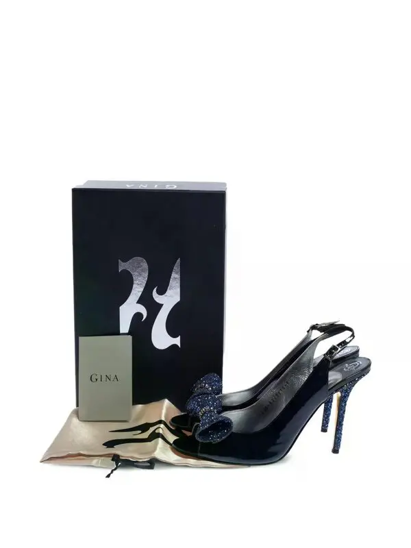 GINA 115mm Bow-detail Sandals