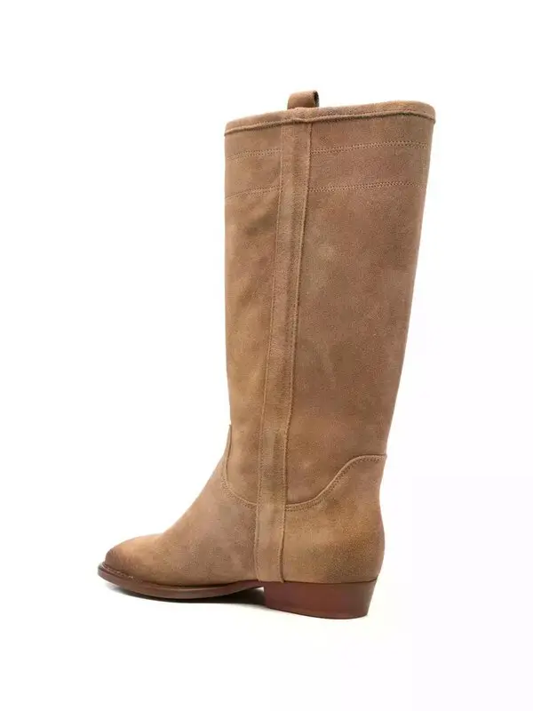 GISEL MOIRE Gabon Suede Boots