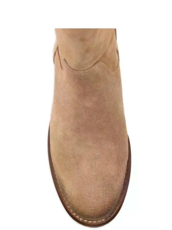 GISEL MOIRE Gabon Suede Boots
