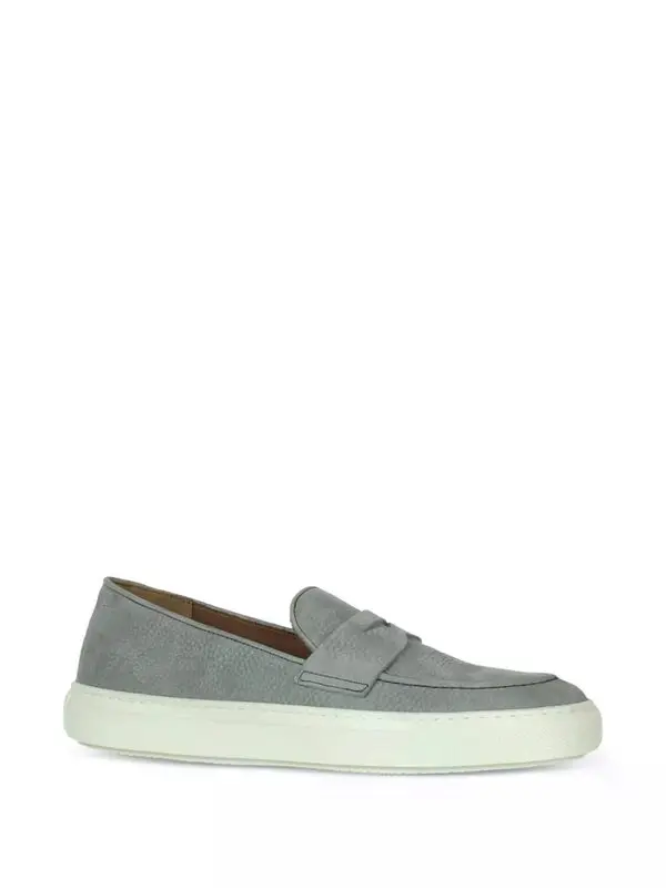Fratelli Rossetti Penny Leather Loafers - Grey