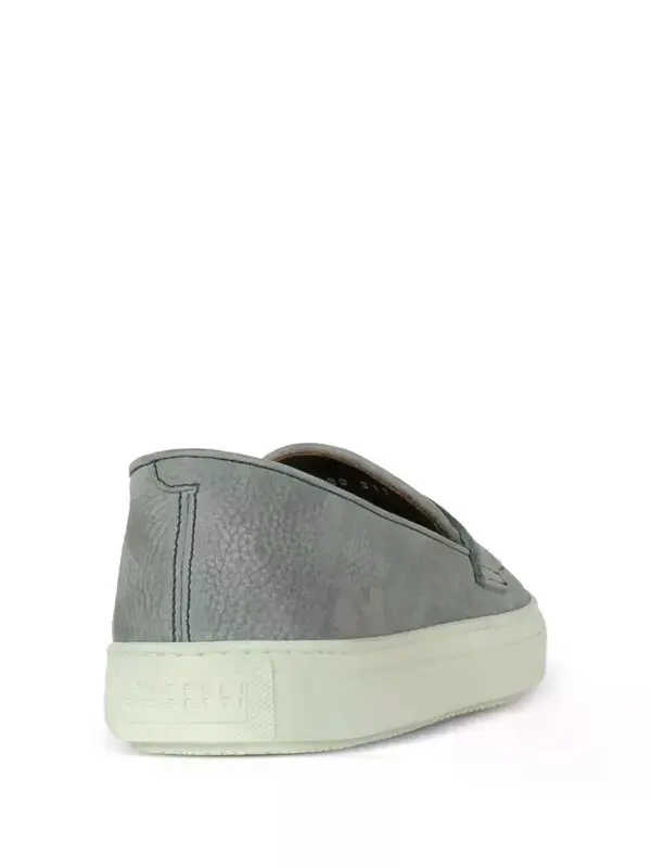 Fratelli Rossetti Penny Leather Loafers - Grey