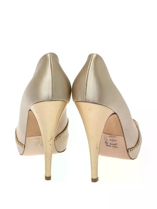GINA 125mm Crystal-embellished Pumps