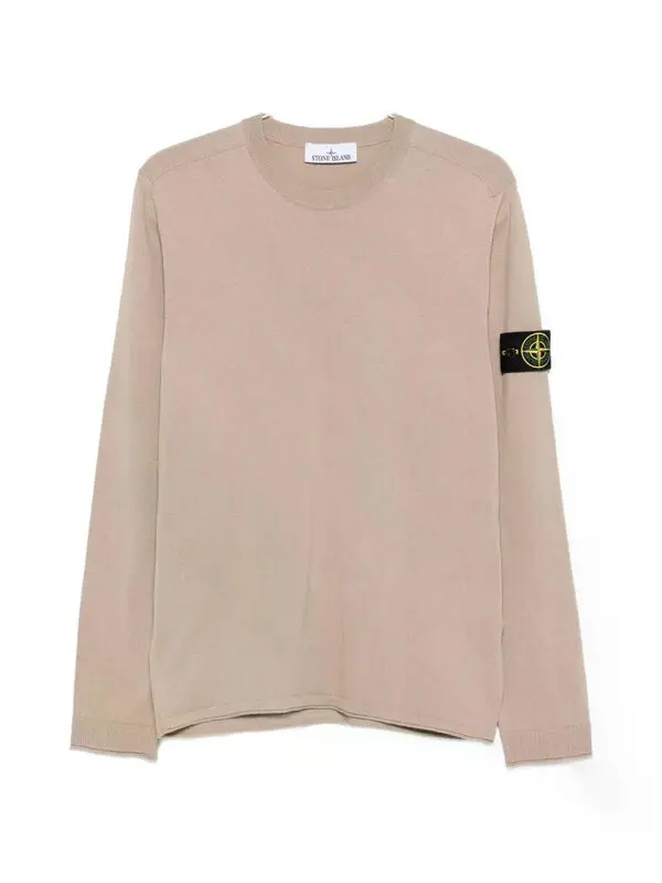 Stone Island Compass-patch Sweater - Neutrals