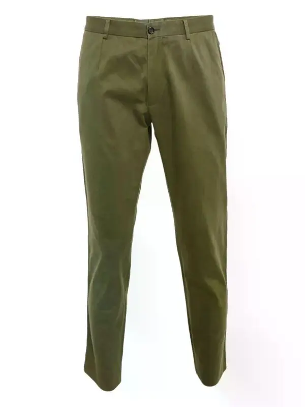 Dolce & Gabbana Logo-stripe Trousers - Green