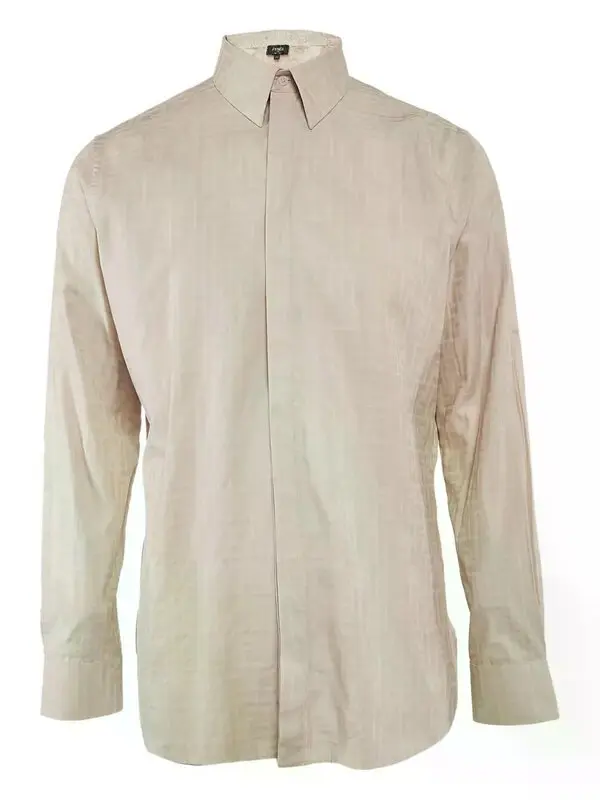 Fendi Logo-jacquard Shirt