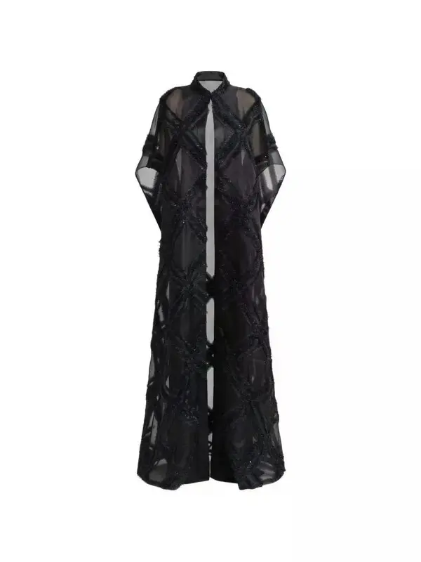 GEMY MAALOUF Floor-length Maxi Kaftan - Black