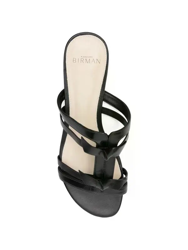 ALEXANDRE BIRMAN Slim Clarita Knotted Caged Sandals