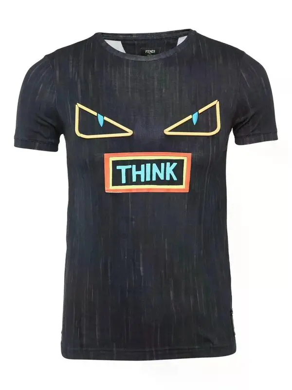 Fendi Eyes Think T-shirt - Black