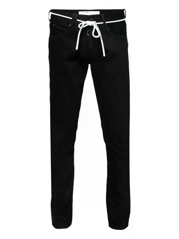 Off-White Arrow Drawstring Trousers - Black