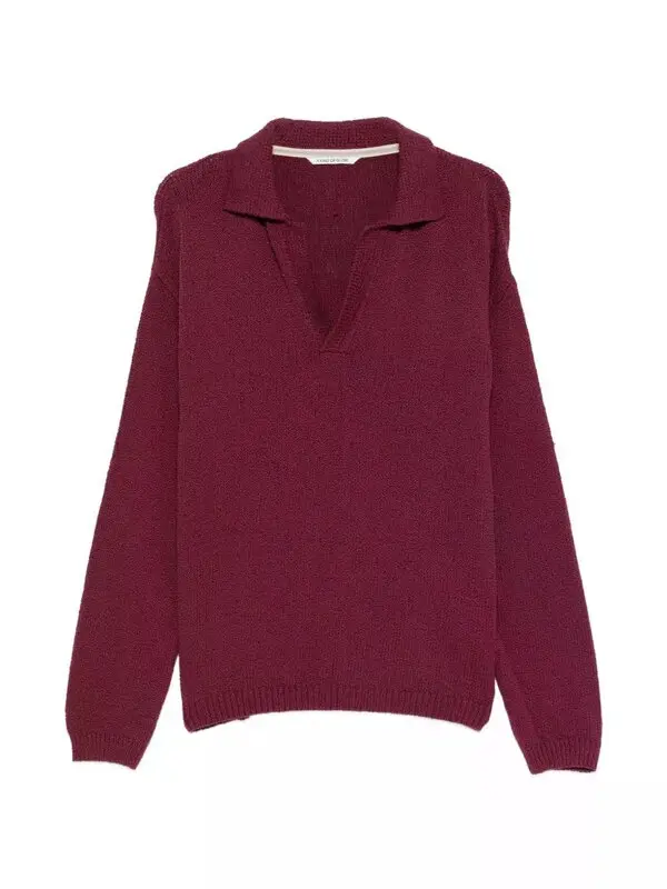 A KIND OF GUISE Marabou V-neck Sweater