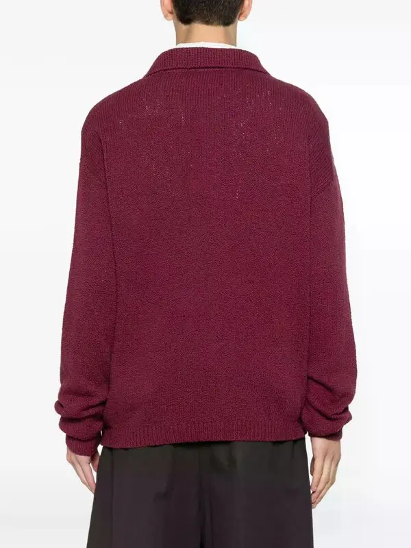 A KIND OF GUISE Marabou V-neck Sweater