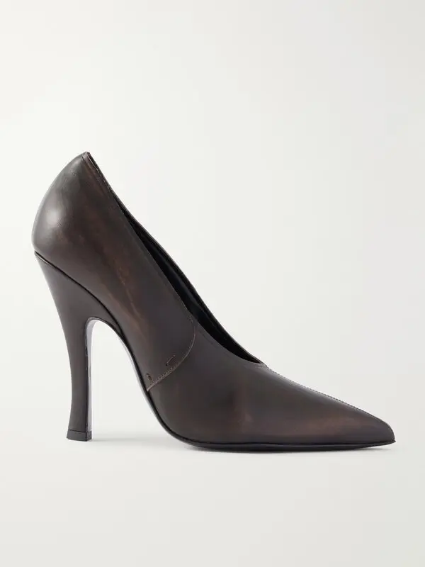 Magda Butrym Leather Pumps - Brown