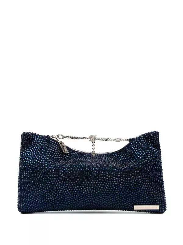 GEMY MAALOUF Crystal-embellished Clutch Bag - Blue