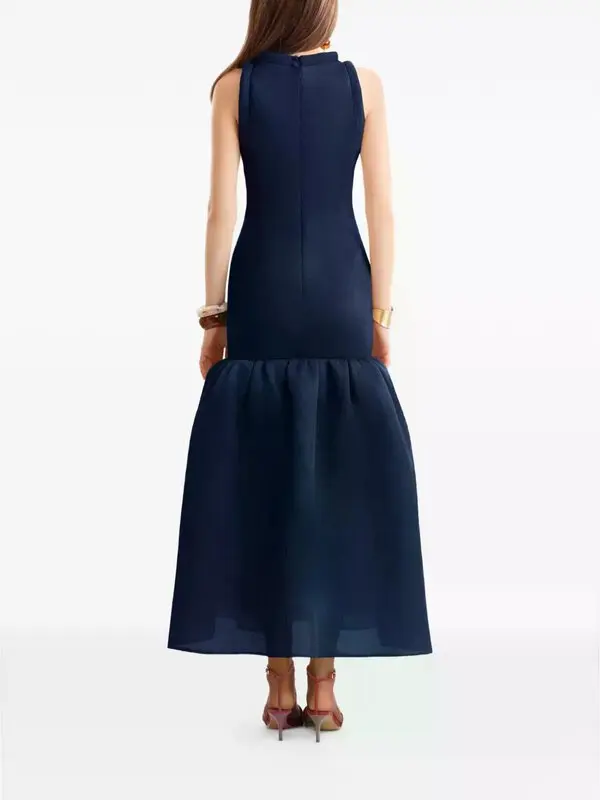 GEMY MAALOUF Sleeveless Midi Dress - Blue
