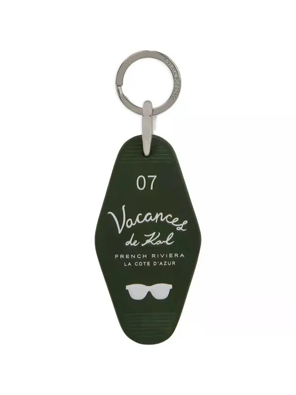 Karl Lagerfeld Vacances De Karl Keyring - Green