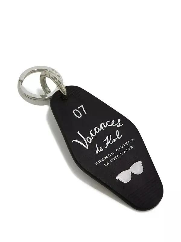 Karl Lagerfeld Vacances De Karl Keyring - Black