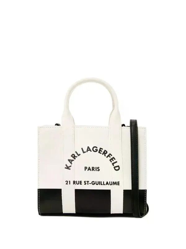 Karl Lagerfeld Mini Rue St-guillaume Tote - Neutrals