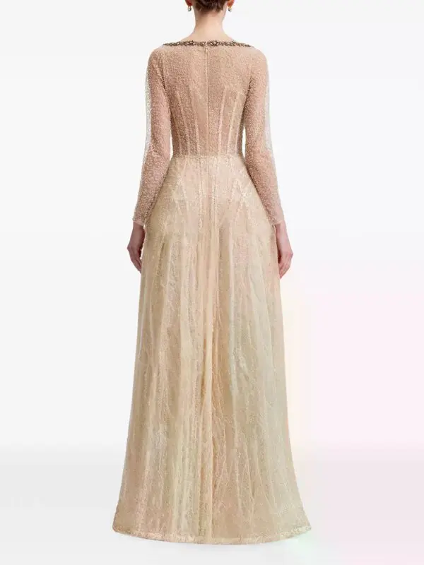 GEMY MAALOUF Embellished Maxi Dress