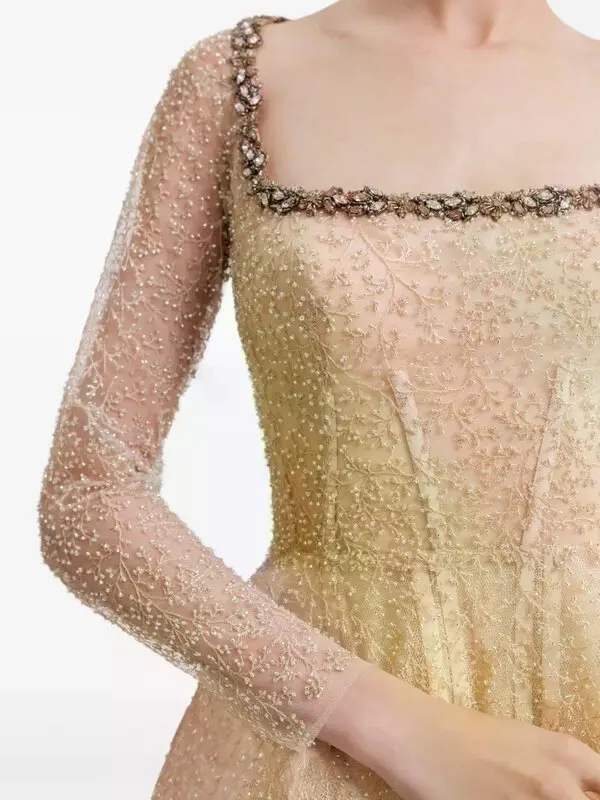 GEMY MAALOUF Embellished Maxi Dress
