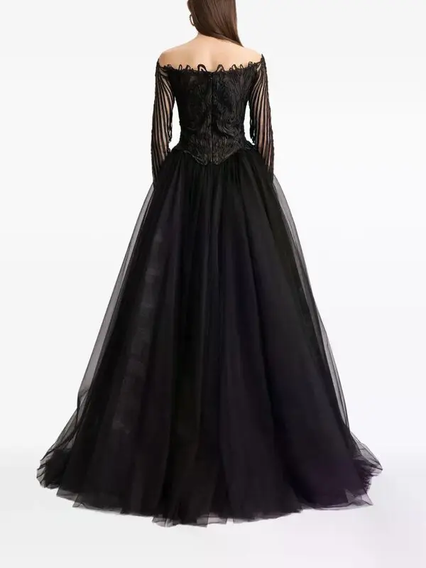 GEMY MAALOUF Off-shoulder Maxi Dress