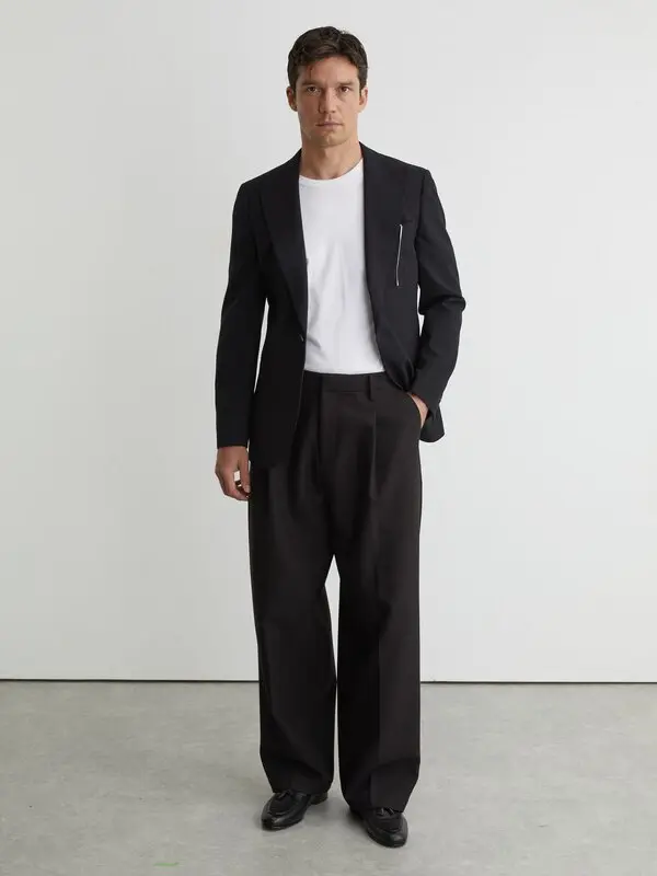 REISS Tumbled-leather Tassel-detail Loafers