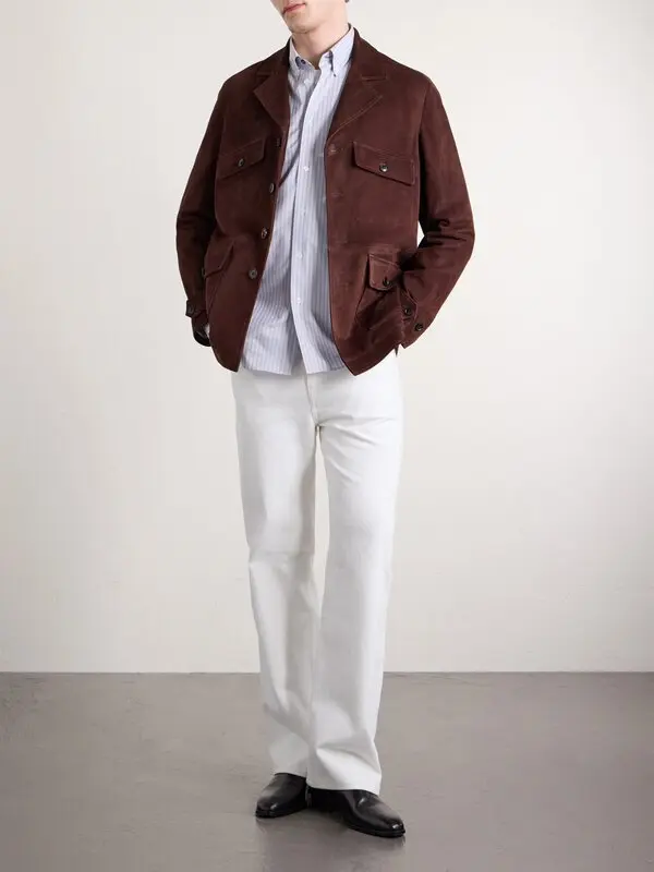 Paul Smith Button-down Collar Striped Cotton-poplin Shirt