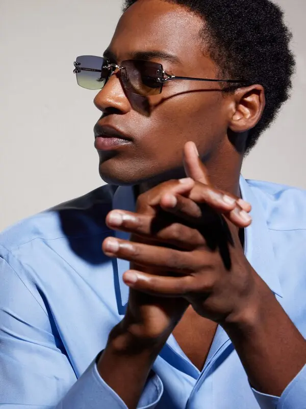 Cartier Squared-frame Sunglasses