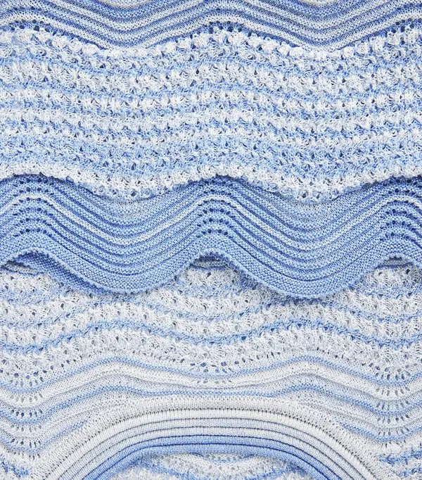 Sandro Metallic Knit Crop Top