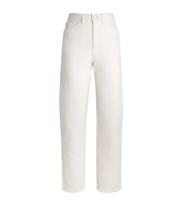 LEMAIRE Cotton Twisted Chinos - White
