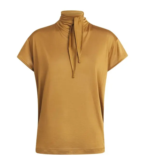 LEMAIRE Jersey Foulard T-shirt - Orange