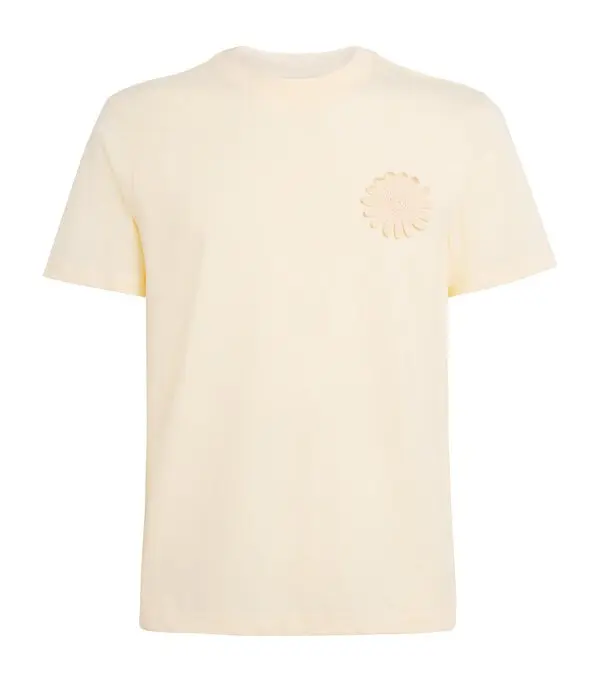 Sandro Cotton Crochet T-shirt - Beige