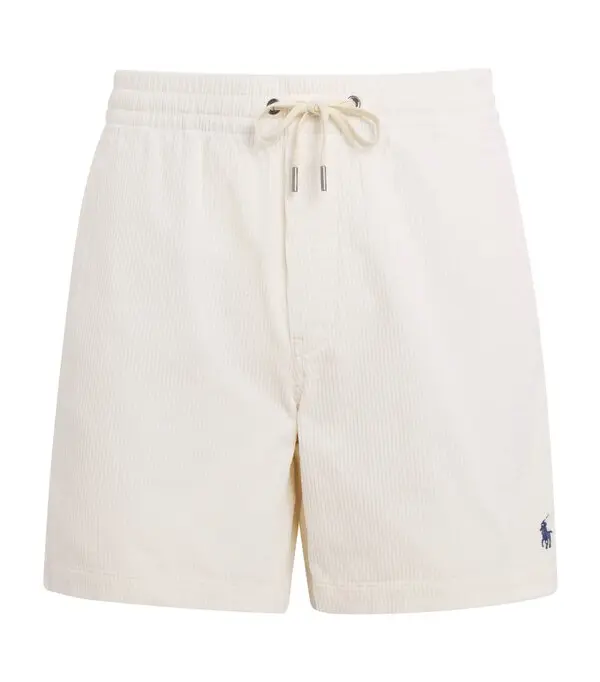 Polo Ralph Lauren Cotton Corduroy Prepster Shorts - Ivory